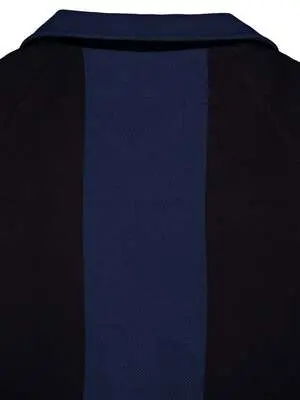 MARRAKSHI LIFE Striped Cotton Coat - Black