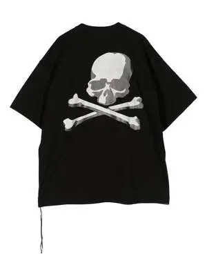 MASTERMIND WORLD Glitter Skull Cotton T-shirt - Black