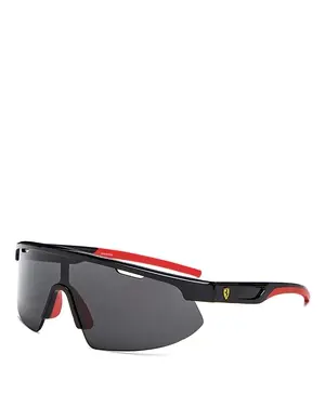 FERRARI Shield 160mm Sunglasses - Black/gray Solid