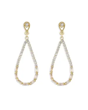 Ettika Crystal Drop Earrings - Gold