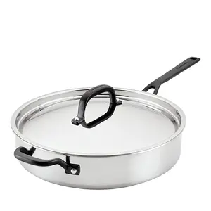 KITCHENAID 5 Ply Stainless Steel 5 Qt. Saute Pan And Lid - Silver