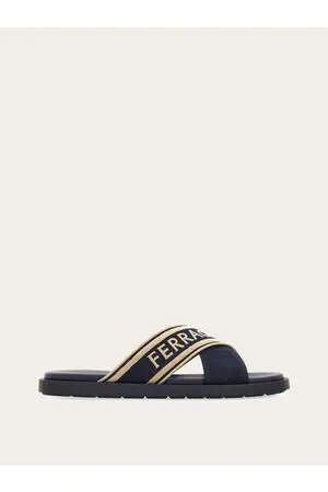 FERRAGAMO Sandal With Crossover Straps