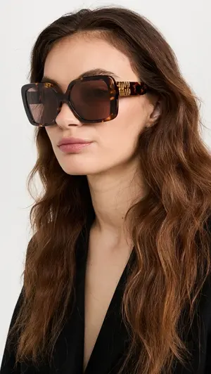 Miu Miu Mu 10ys Square Sunglasses