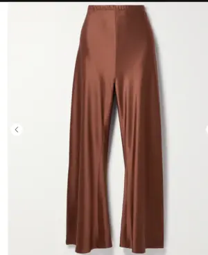 LA LIGNE Colby Wide Leg Pant Brown