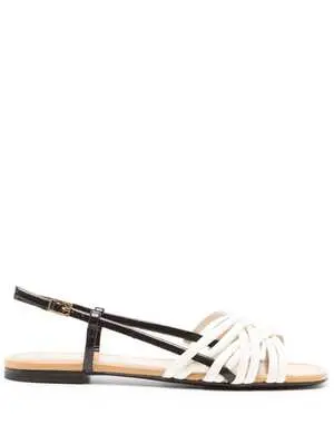 Tory Burch Leather Slingback Sandals