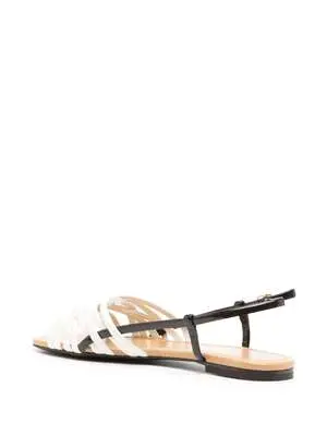Tory Burch Leather Slingback Sandals