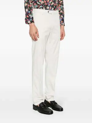 LARDINI Mid-rise Tapered Chinos - Neutrals