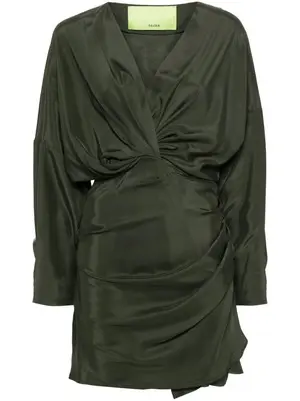 Gauge81 Asuka Draped Silk Dress