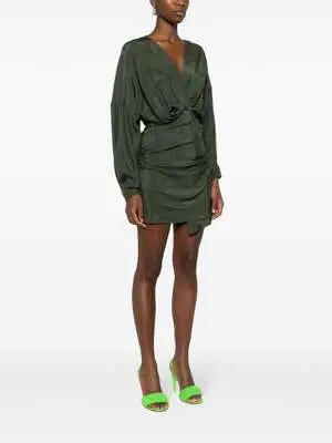 Gauge81 Asuka Draped Silk Dress