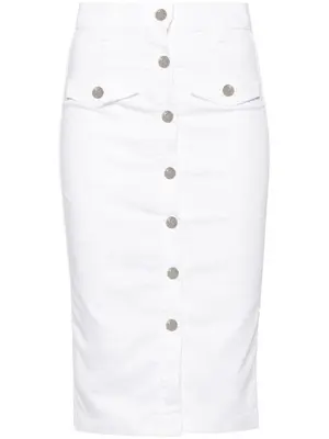 Liu Jo Buttoned Mid-rise Skirt
