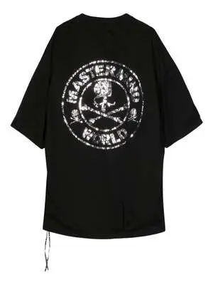 MASTERMIND WORLD Metallic-effect Cotton T-shirt