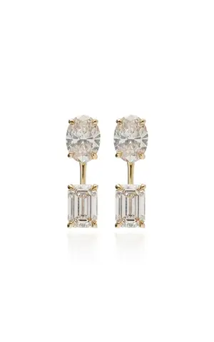 VRAI 14k Yellow Diamond Earrings