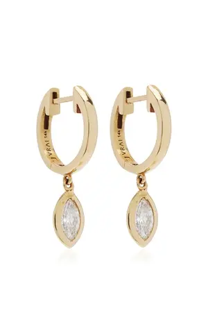 VRAI 14k Lab-grown Diamond Huggie Earrings