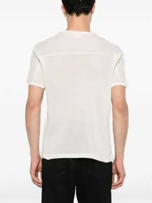 COURREGES Baseball Printed Mesh T-shirt - Neutrals