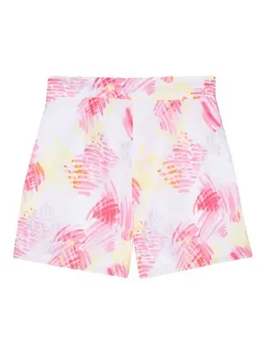 Armani Exchange Abstract-print Pleated Shorts