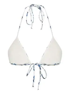 MC2 SAINT BARTH Jaipur Flower Print Bikini Top
