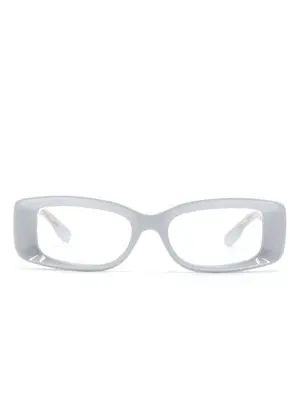Gucci Rectangle-frame Glasses - Grey