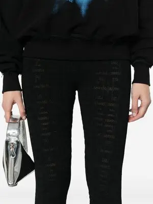 Givenchy 4g-motif Knitted Trousers
