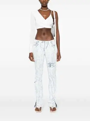 Acne Studios Low-rise Tapered-leg Jeans