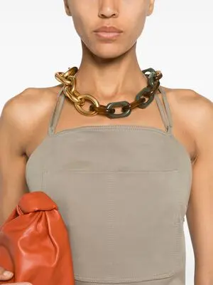 Max Mara Mid-rise Halterneck Dress - Green