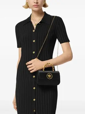 Versace La Medusa Mini Bag - Black