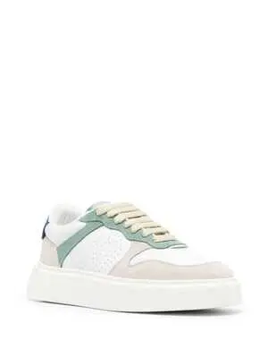 Furla Panelled Leather Chunky Sneakers