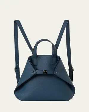 Akris Ai Leather Backpack - 704 Atlantic