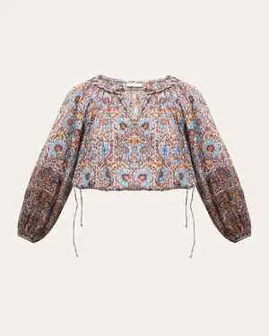 Ulla Johnson Ulla Johnson Silva Floral Blouse - Caspia