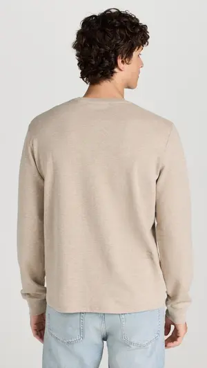 FRAME Duo Fold Long Sleeve Crew Tee