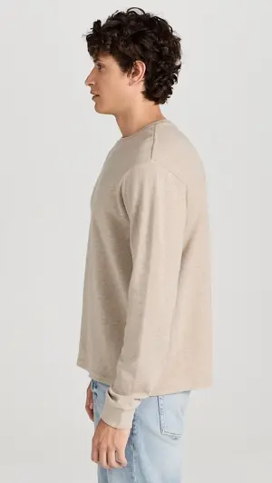 FRAME Duo Fold Long Sleeve Crew Tee