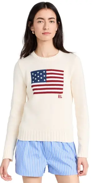 Polo Ralph Lauren Flag Pullover Sweater