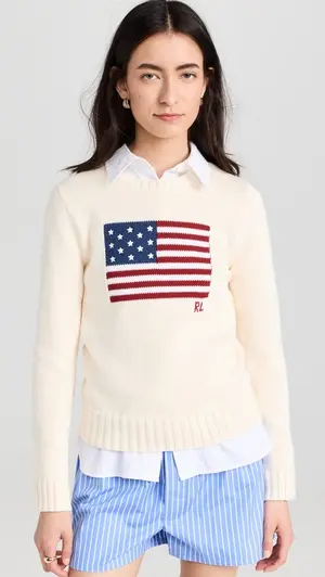 Polo Ralph Lauren Flag Pullover Sweater