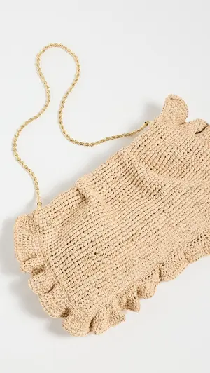 LOEFFLER RANDALL Mavis Ruffle Trim Clutch