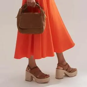 ME+EM Textured Pleat Front Midi Dress