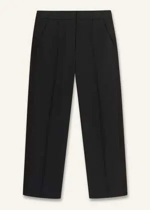 ME+EM Slim Crop Tux Pant - Black