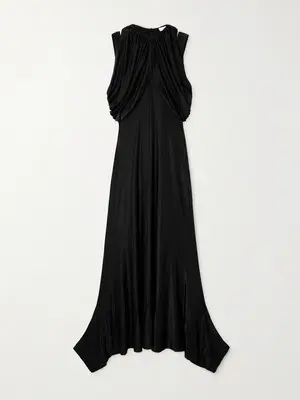 Rabanne Draped Stretch-jersey Dress