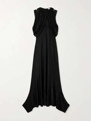 Rabanne Draped Stretch-jersey Dress