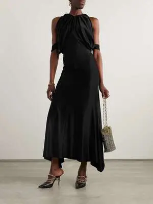 Rabanne Draped Stretch-jersey Dress