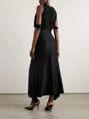 Rabanne Draped Stretch-jersey Dress