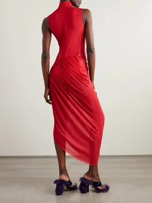 Christopher Esber Cutout Draped Maxi Dress