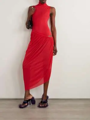 Christopher Esber Cutout Draped Maxi Dress