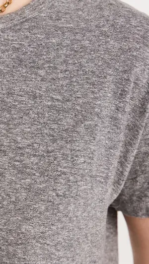 Year Of Ours Yos Cropped Tee - Heathered Grey