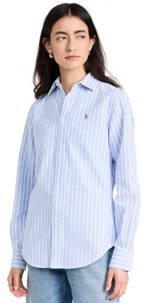 Women's Cotton Oxford Button-Up Shirts