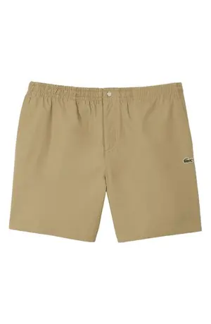 Lacoste Relaxed Cotton Twill Shorts
