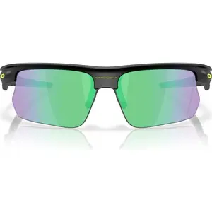 Oakley Oakley Bisphera 68mm Prizm™ Gradient Oversize Sunglasses Matte Black / Prizm Road Jade