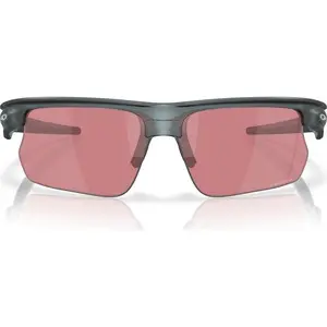 Oakley Oakley Bisphera 68mm Prizm™ Gradient Oversize Sunglasses Matte Crystal Black