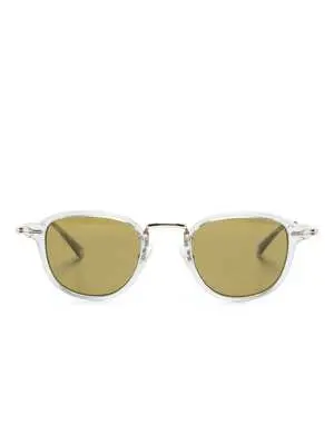 Montblanc Round-frame Sunglasses - Gold