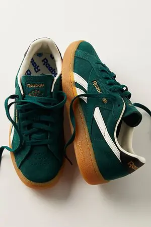 REEBOK Club C Grounds Suede Sneakers Collegiate Green/black