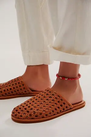 Free People Freya Woven Mule Flats