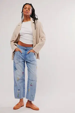 DRIFTWOOD Barbara Embroidered Jeans